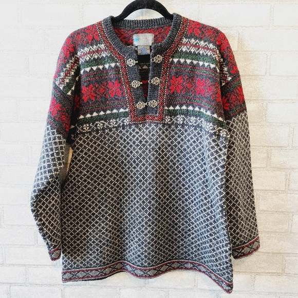 Squaw Valley | Sweaters | Squaw Valley Vintage Fair Isle Wool Sweater ...